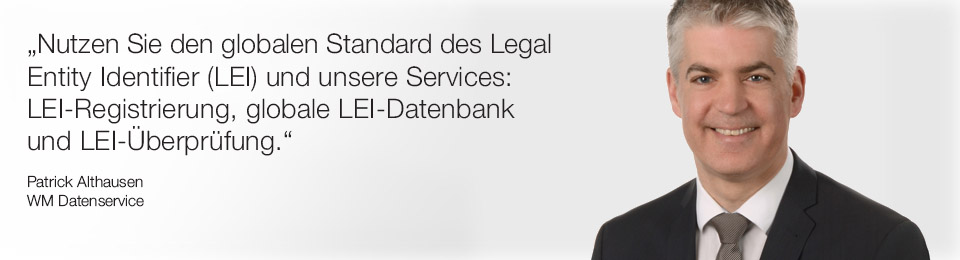 Legal Entity Identifier (LEI) – Globale LEI Vergabestelle › WM-LEIPORTAL